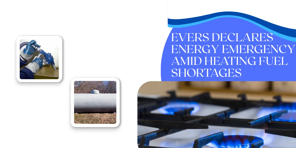 EVERS DECLARES ENERGY EMERGENCY AMID HEATING FUEL SHORTAGES