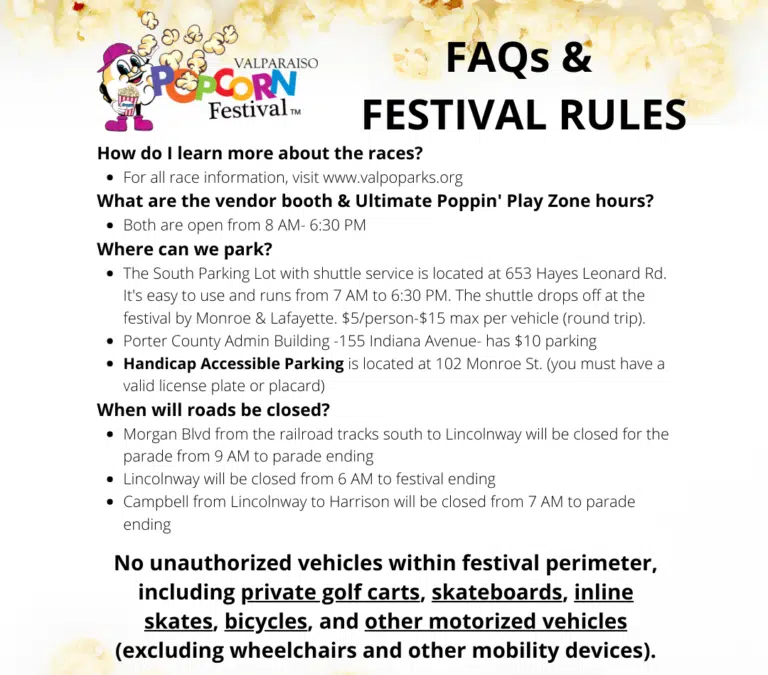 Valparaiso Popcorn Fest 2022 | Indiana 105