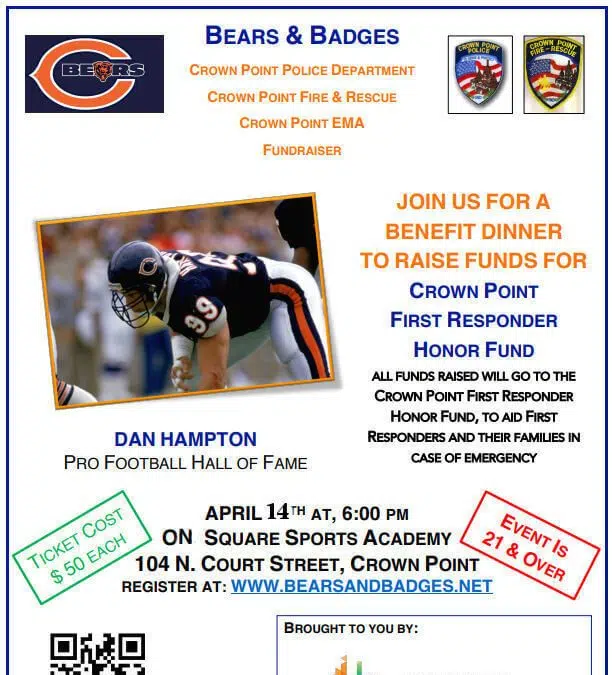 Bears Legend Coming to Crown Point for First Responders | Indiana 105