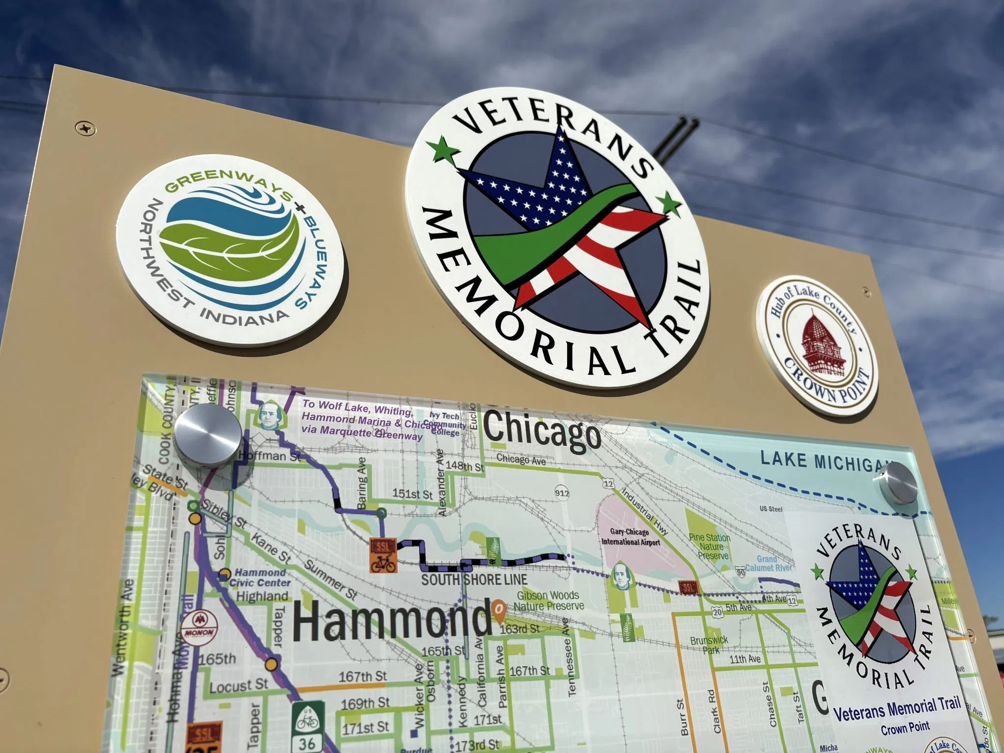 Crown Point Unveiling Veterans Memorial Trail Extension | Indiana 105