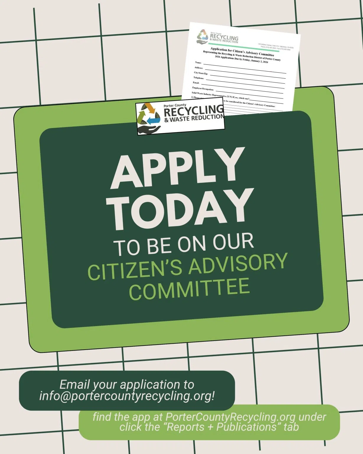 Recycling and Waste Reduction District taking Applications for Citizen ...