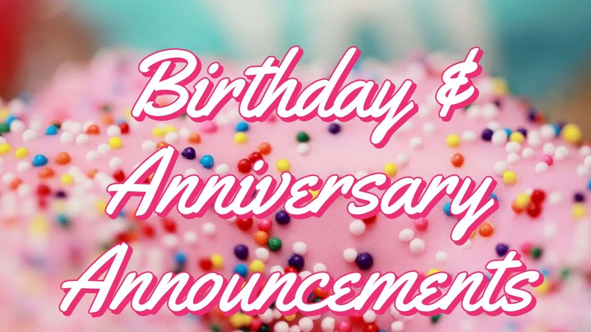 Birthdays and Anniversaries for Friday, August 29, 2025 | WCLU Radio