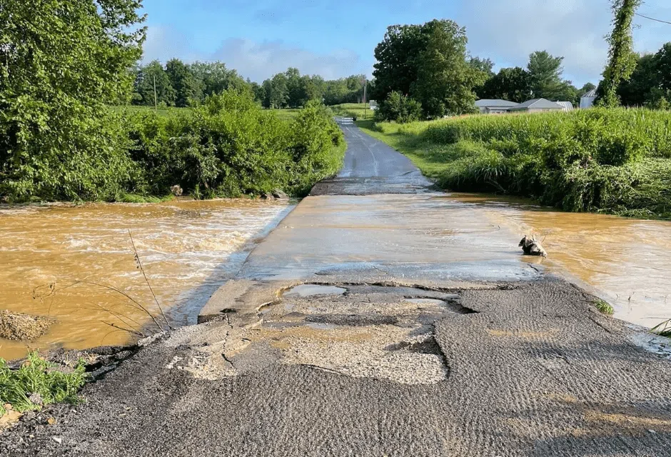 Kino-88 Road closed near low water ford due to high waters | WCLU Radio