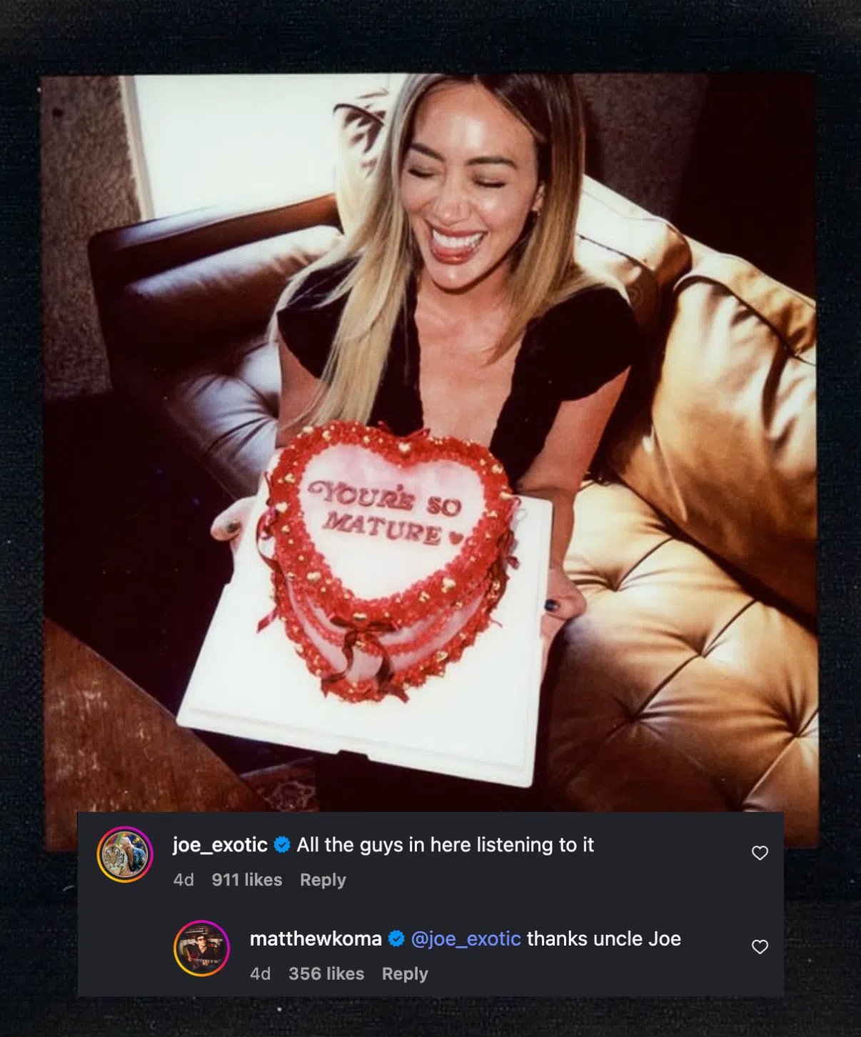 The Most Random Crossover Ever: Joe Exotic x Hilary Duff | 92.9 ZZU ...