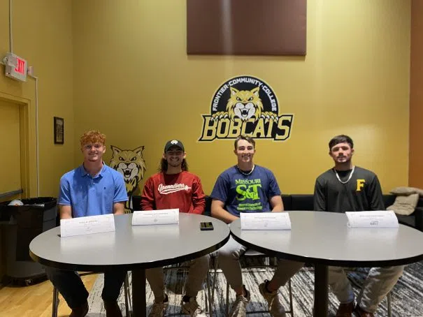 FOUR FRONTIER BOBCATS BASEBALL PLAYERS SIGN NATIONAL LETTERS OF INTENT ...