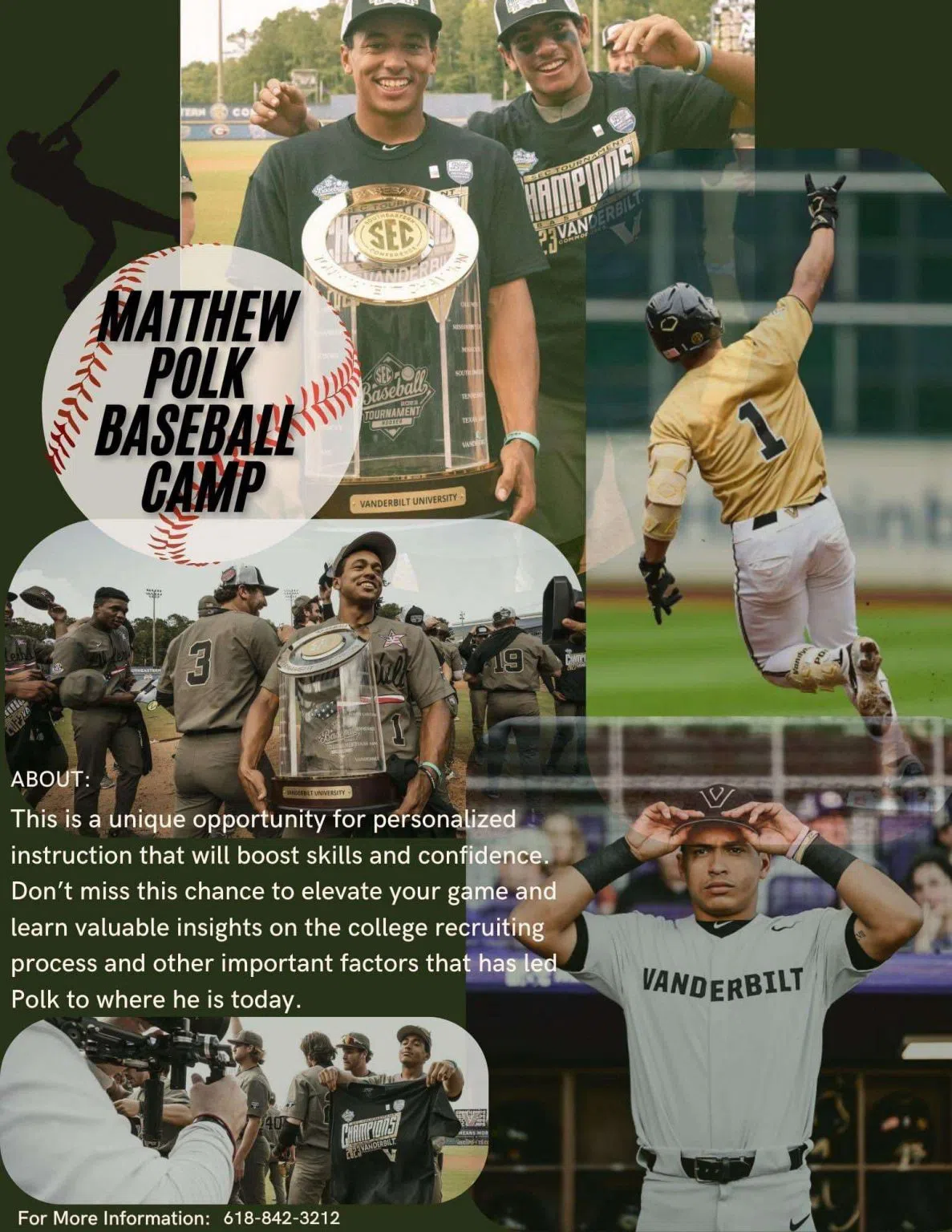 NCAA DIVISION 1 BASEBALL PLAYER FROM VANDERBILT UNIVERSITY TO HOLD ...