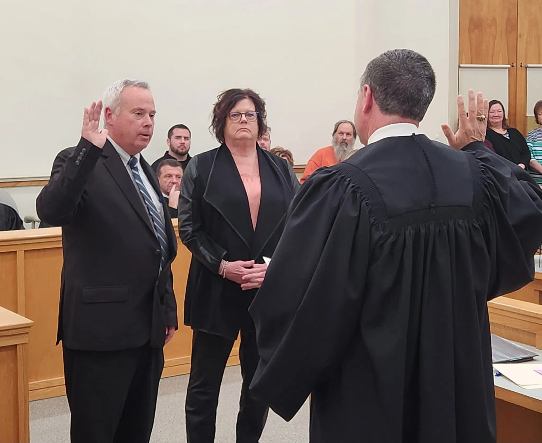 MATT VAUGHN SWORN IN THURSDAY AS THE NEW RESIDENT JUDGE IN WAYNE COUNTY ...