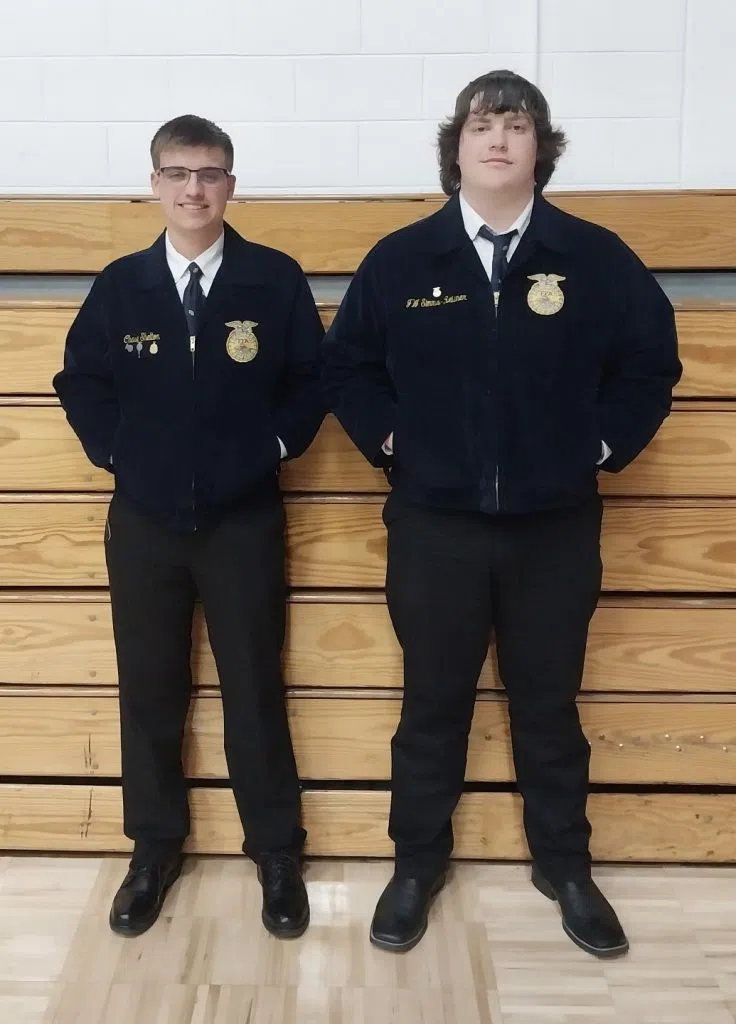 SIMMS & SHELTON RECOGNIZED AS DISTRICT FFA PROFICIENCY WINNERS | WFIW ...