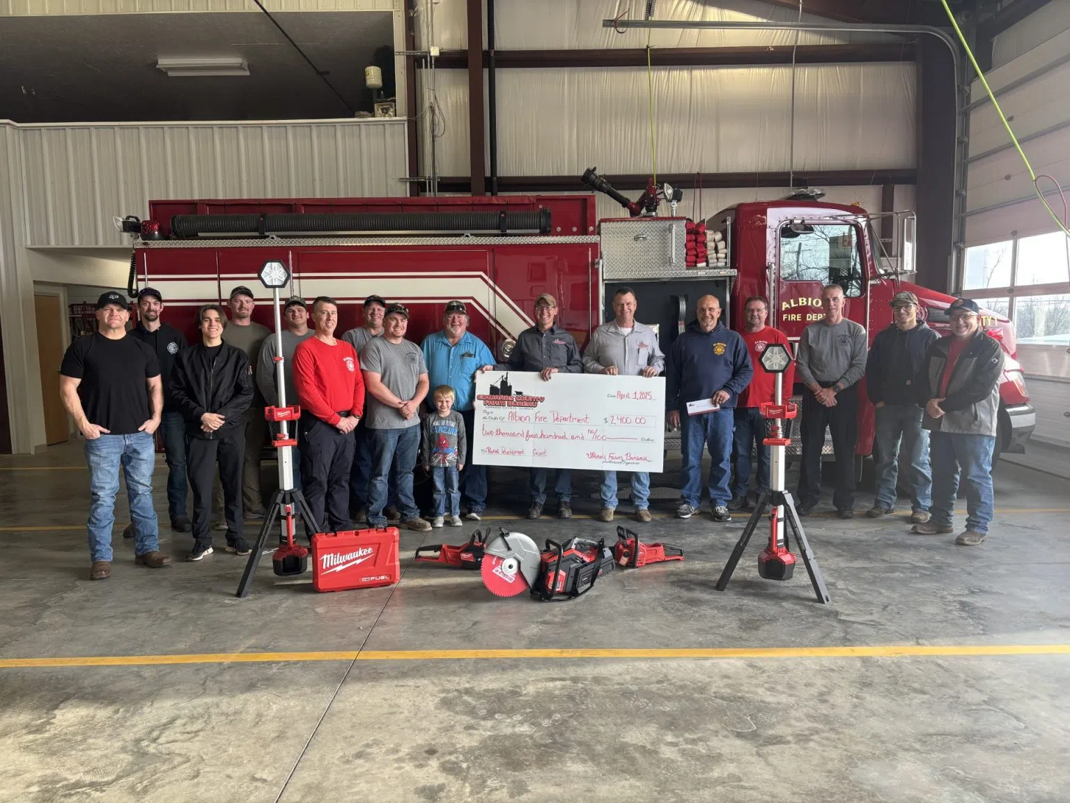 ALBION FIRE DEPARTMENT RECEIVES IFB RURAL DEVELOPMENT GRANT | WFIW FM ...
