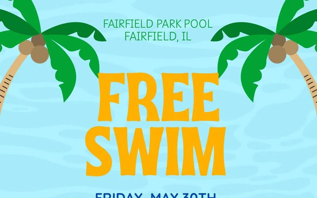 Free Swim Event at Fairfield Park Pool on May 30th | WFIW FM / WFIW AM ...