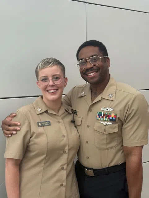 SAILOR WITH GRAYVILLE FAMILY TIES PROMOTED WHILE SERVING IN NAVY ...