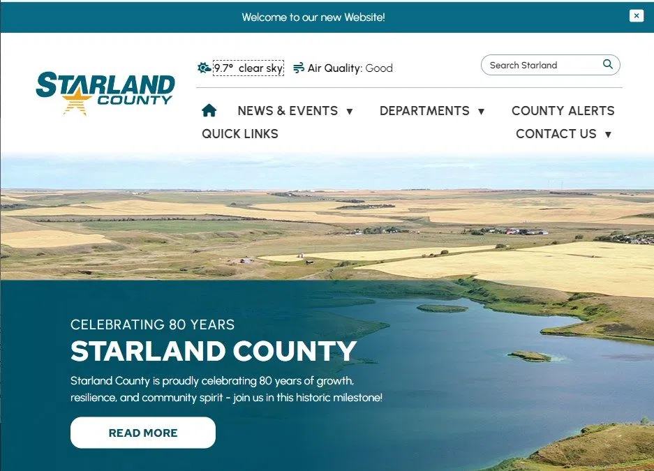 Starland County Unveils New Website | Drumheller Online