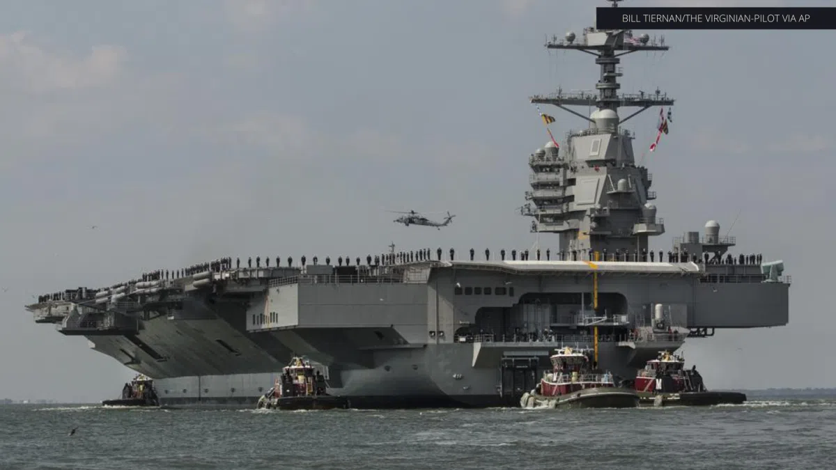 US Navy’s Newest Carrier Deploys, to Train with NATO Nations | News Talk 105.9 WMAL-FM