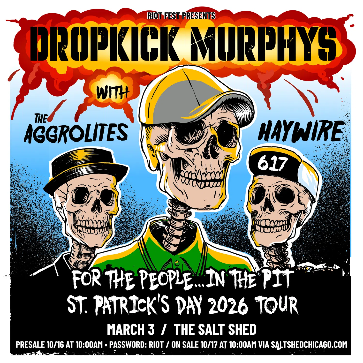 Enter To Win – Dropkick Murphys at The Salt Shed 3/3/26 | Q101 (WKQX-FM)