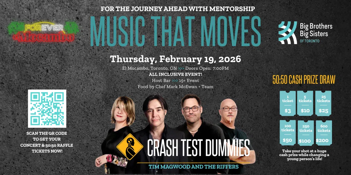Win tickets to Music that Moves with Crash Test Dummies | Indie88 Toronto