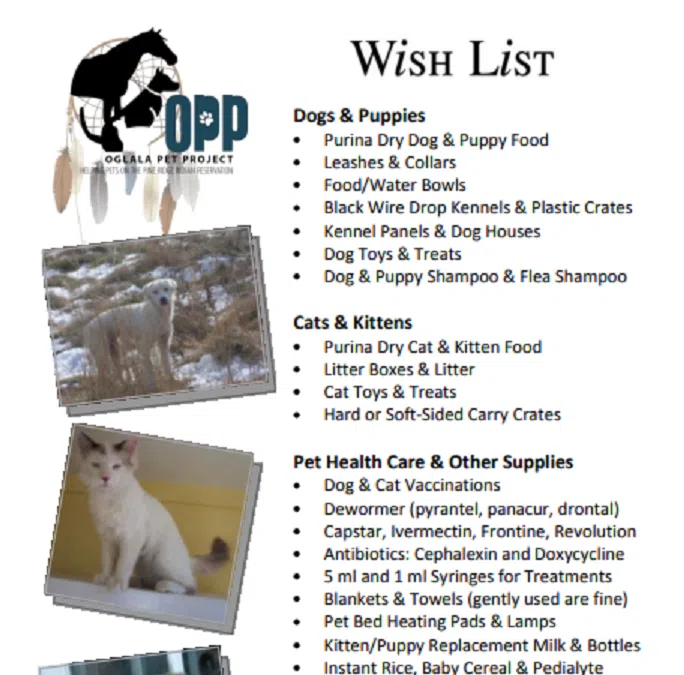Oglala Pet Project | 980 AM/103.5 FM BLACK HILLS GOLD HITS (KDSJ)