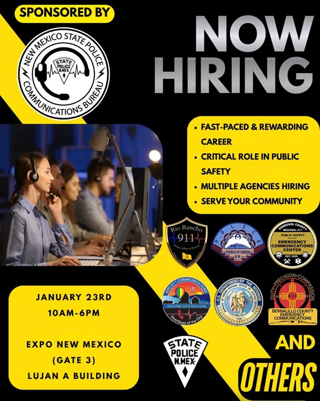 APD Hosting Hiring Event for Emergency Communications Positions | 96.3 KKOB