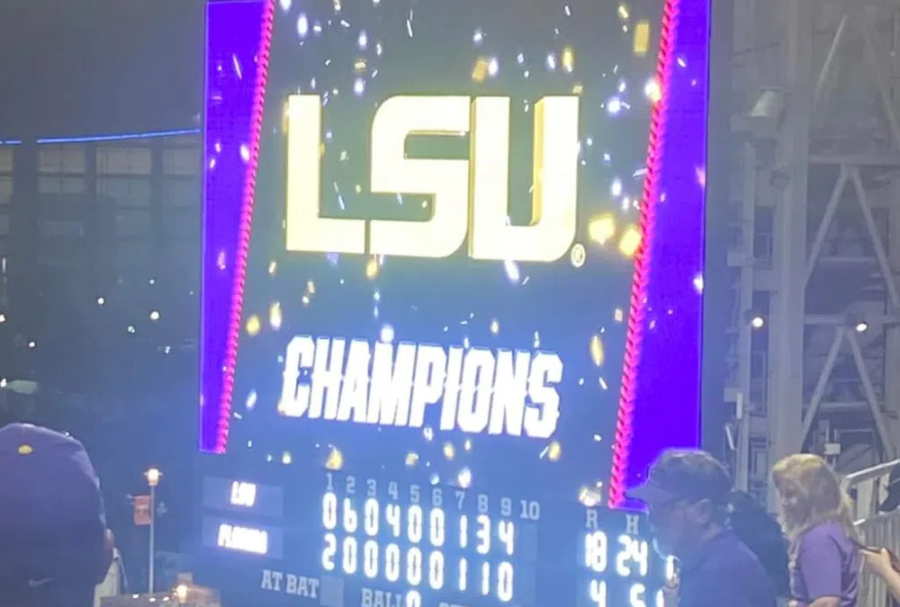 LSU Baseball Championship Celebration Details | Magic 104.7 KNEK