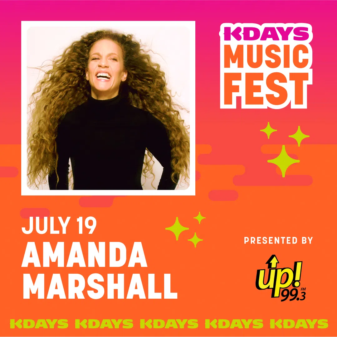 KDays Music Fest - Amanda Marshall | up! 99.3