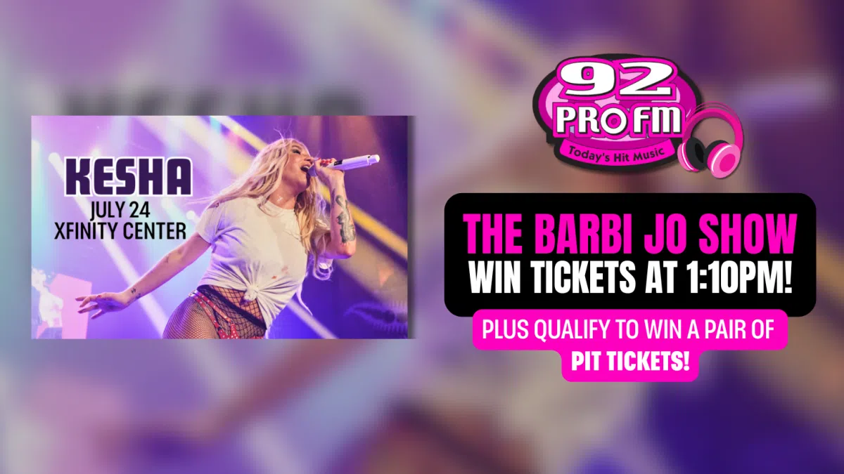 The Barbi Jo Show | Listen at 1:10PM to Win Kesha Tickets! | WPRO-FM