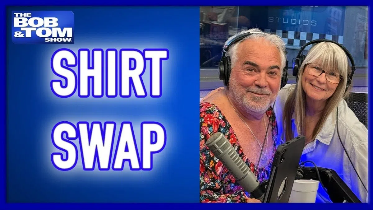 Kristi Lee & Pat Swap Shirts In Studio | The BOB and TOM Show