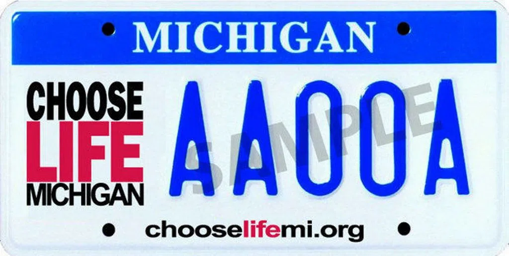 Choose Life License Plate | The Keweenaw Report