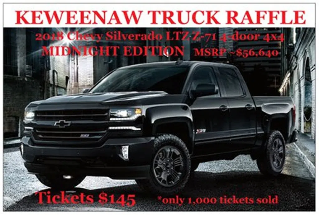 Keweenaw Truck Raffle | The Keweenaw Report