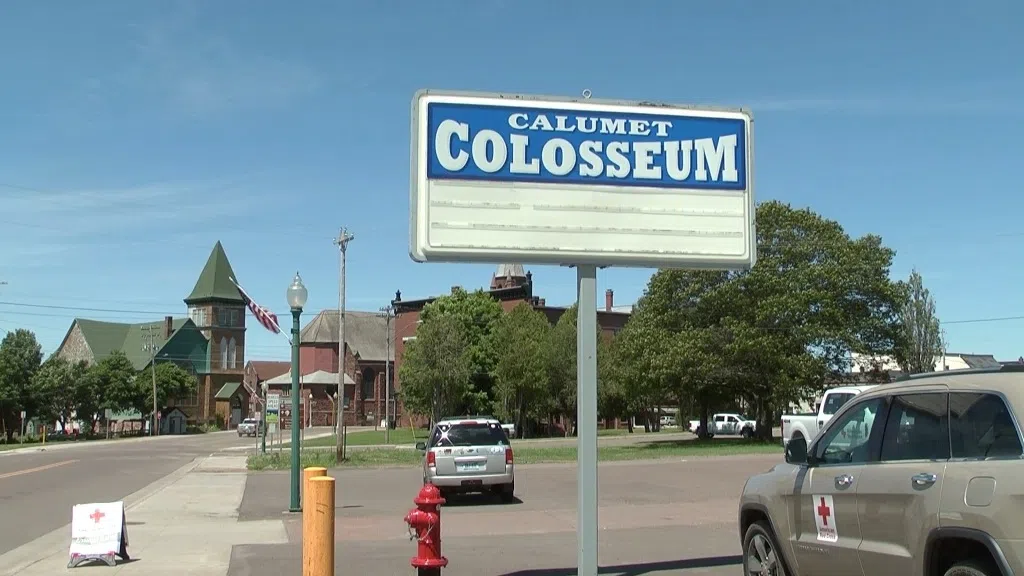 Calumet Colosseum sign | The Keweenaw Report