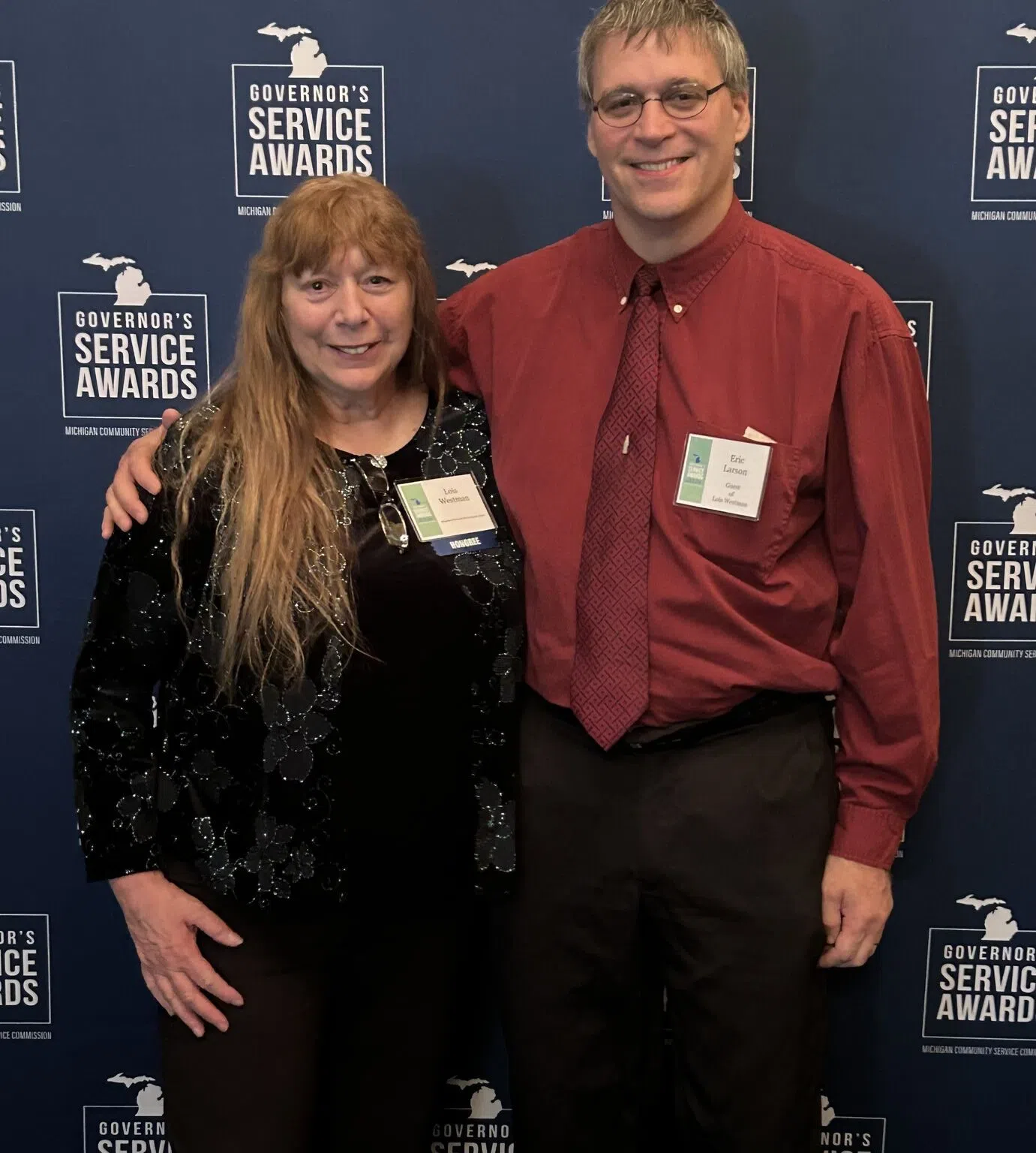 Lois Westman and Son Eric Larson | The Keweenaw Report