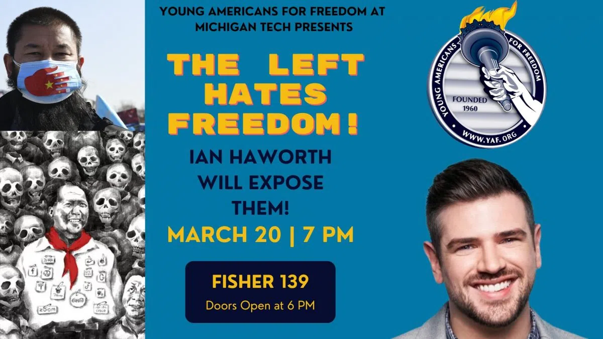 Young Americans for Freedom chapter invites Ian Haworth to Michigan ...