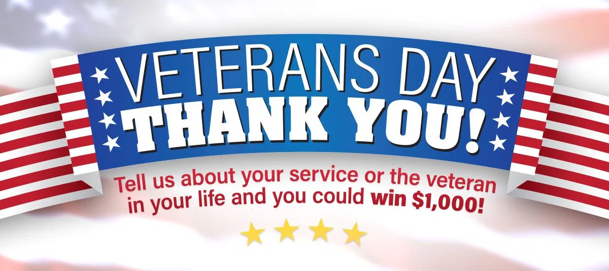 Veterans Day Thank You! | 98.1 KKFM-FM