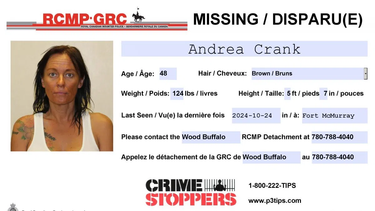 Wood Buffalo RCMP searching for missing person last seen in July | 100. ...