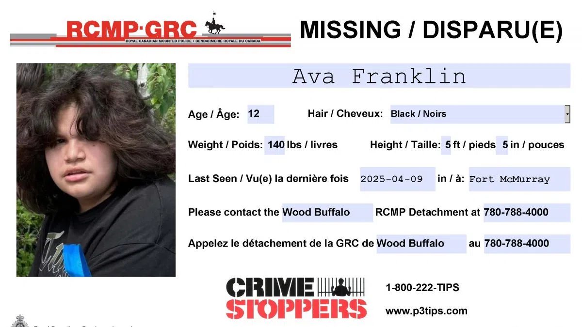 RCMP Appeal for Information on Missing 12-Year-Old Girl | 100.5 CRUZ FM | Harvard Media