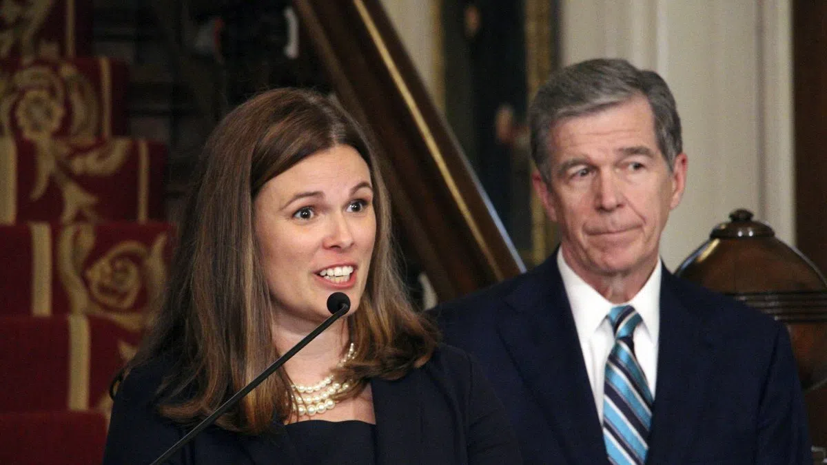 Supporters rally for Supreme Court Justice Allison Riggs amid legal ...