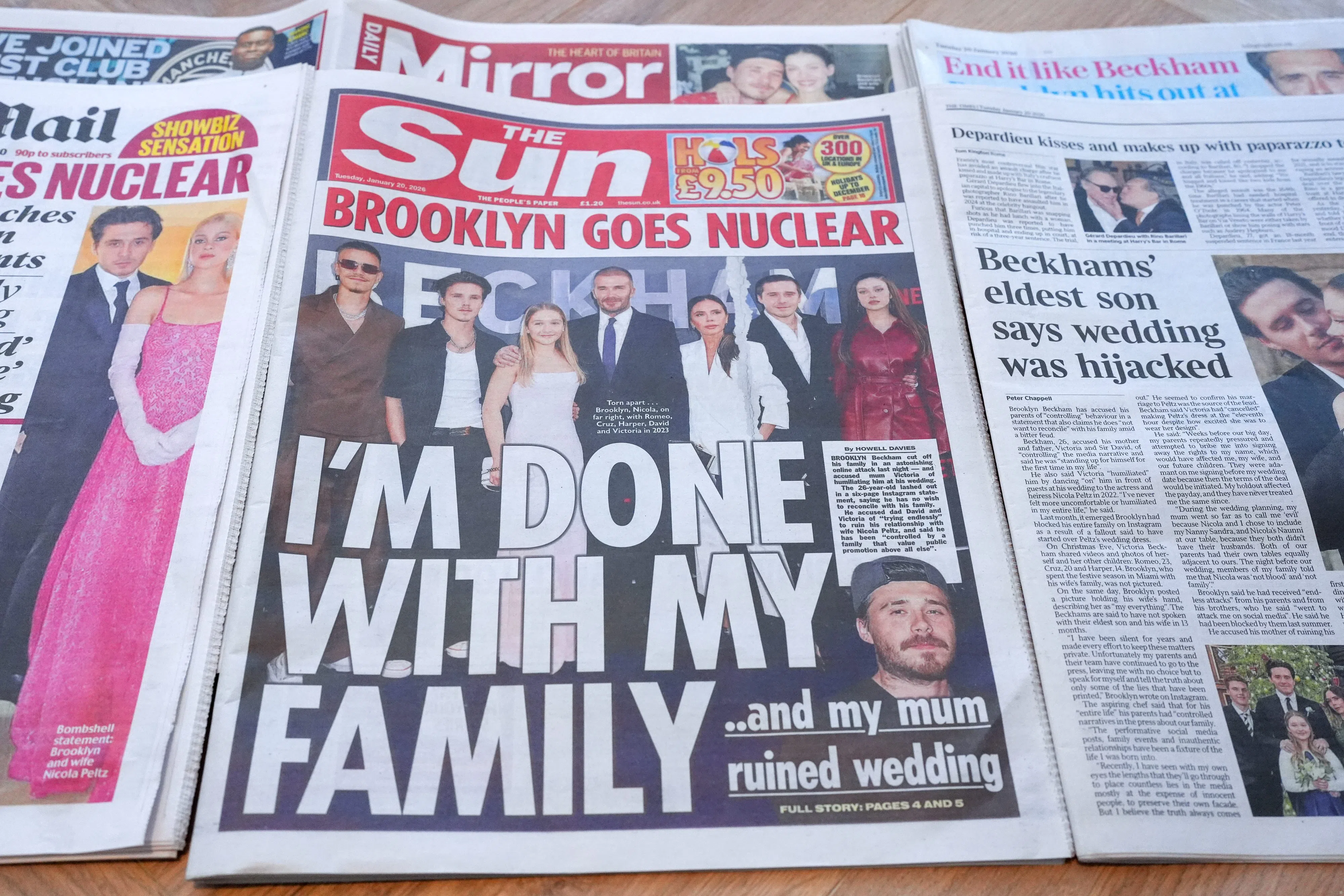 Brooklyn Beckham accuses David and Victoria of putting branding before ...