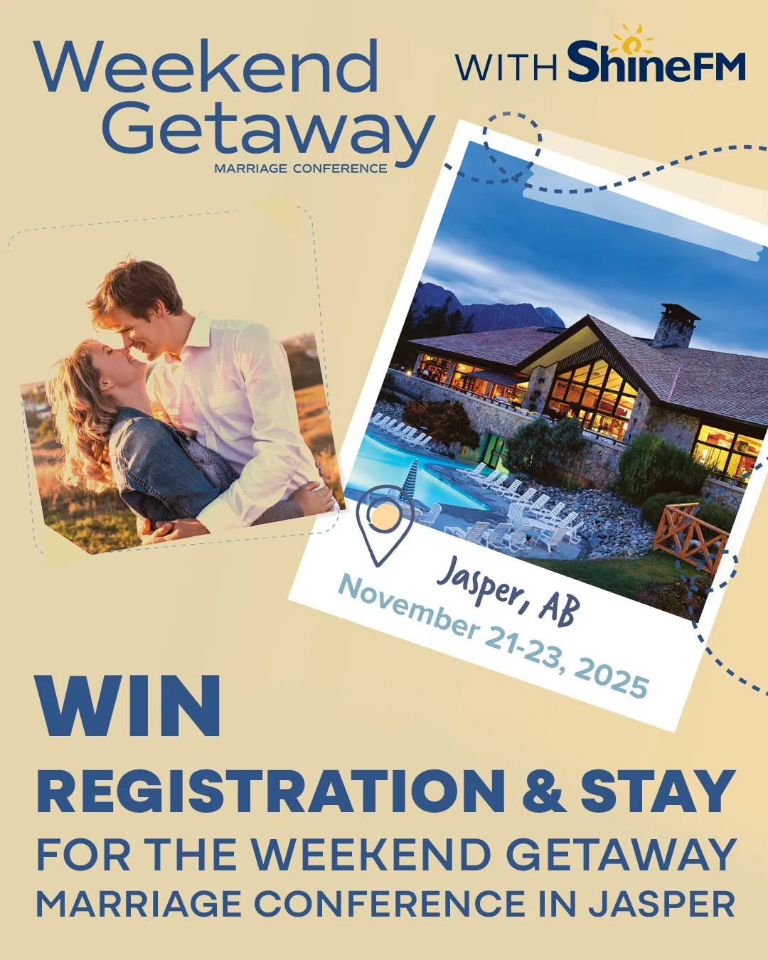 Let Shine FM send you to Jasper for the Weekend Getaway Marriage Conference! | Shine FM