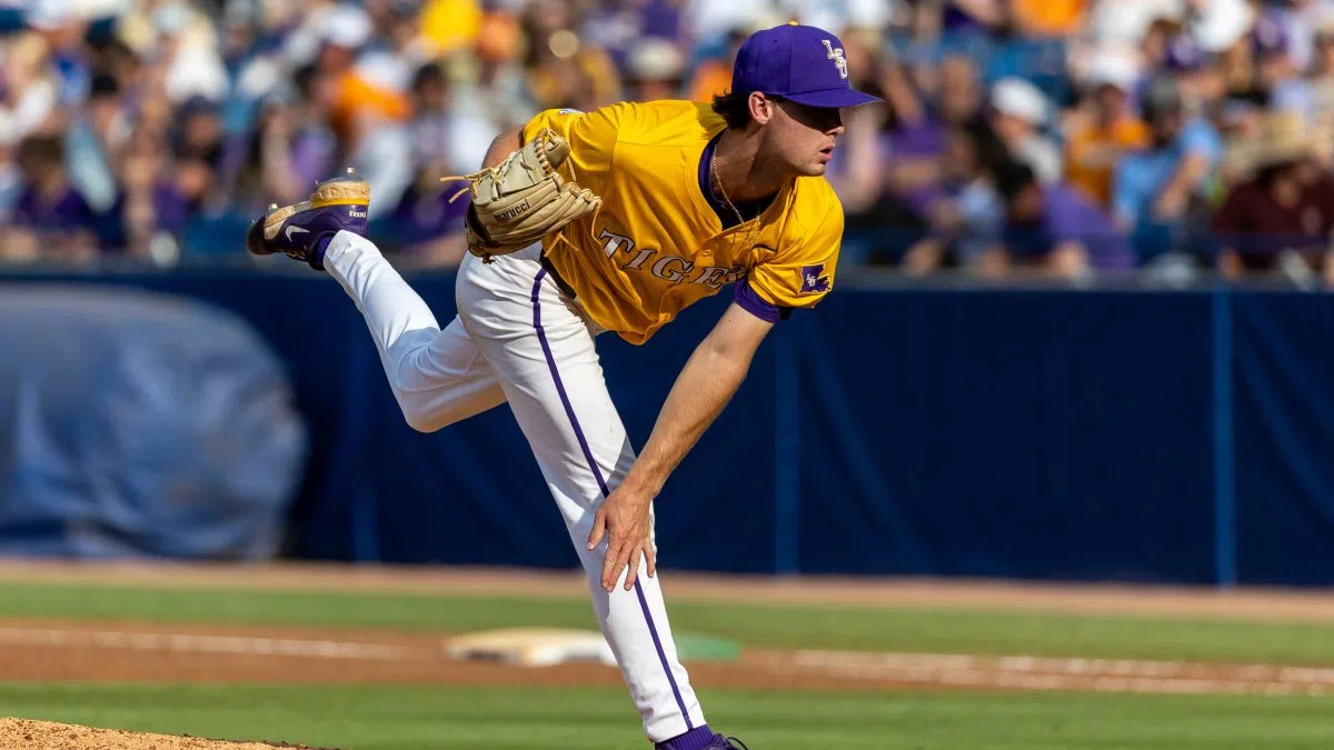 LSU announces starting pitcher for CWS opener | Louisiana Sports