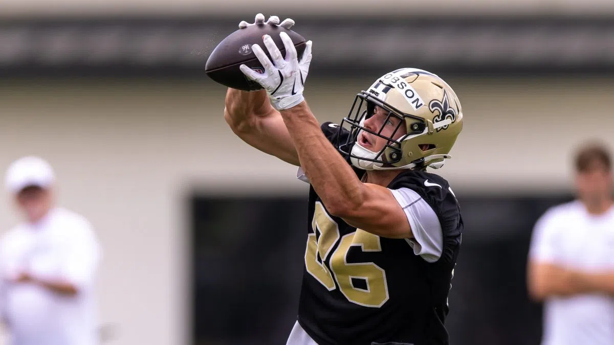Next Man Up: Saints TE Michael Jacobson shines in camp day 1 ...