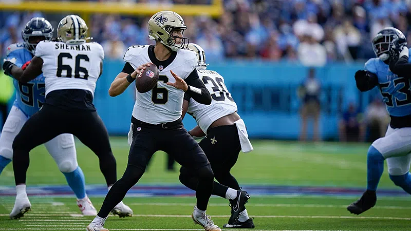 Saints rally past Titans for first four-game streak since 2020 ...