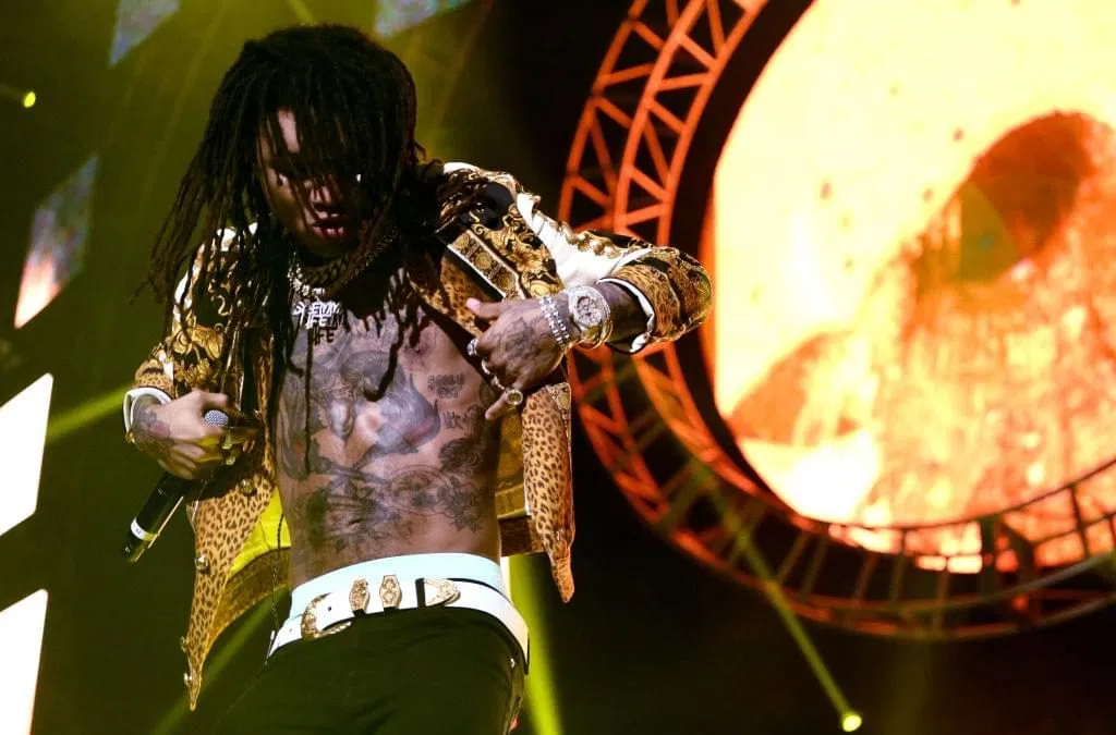Swae Lee Threatens To Sue Fan Who Threw Phone On Stage & Busted His Lip ...