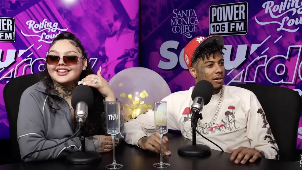 Blueface & Jaidyn Alexis On Proposal At Rams Game, Signing to Columbia ...