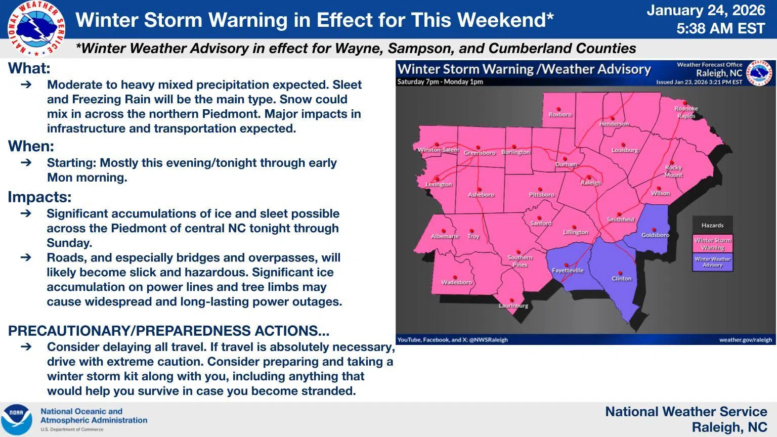 Wintry Weather Expected to Impact Wayne County; Ice and Dangerous Cold ...