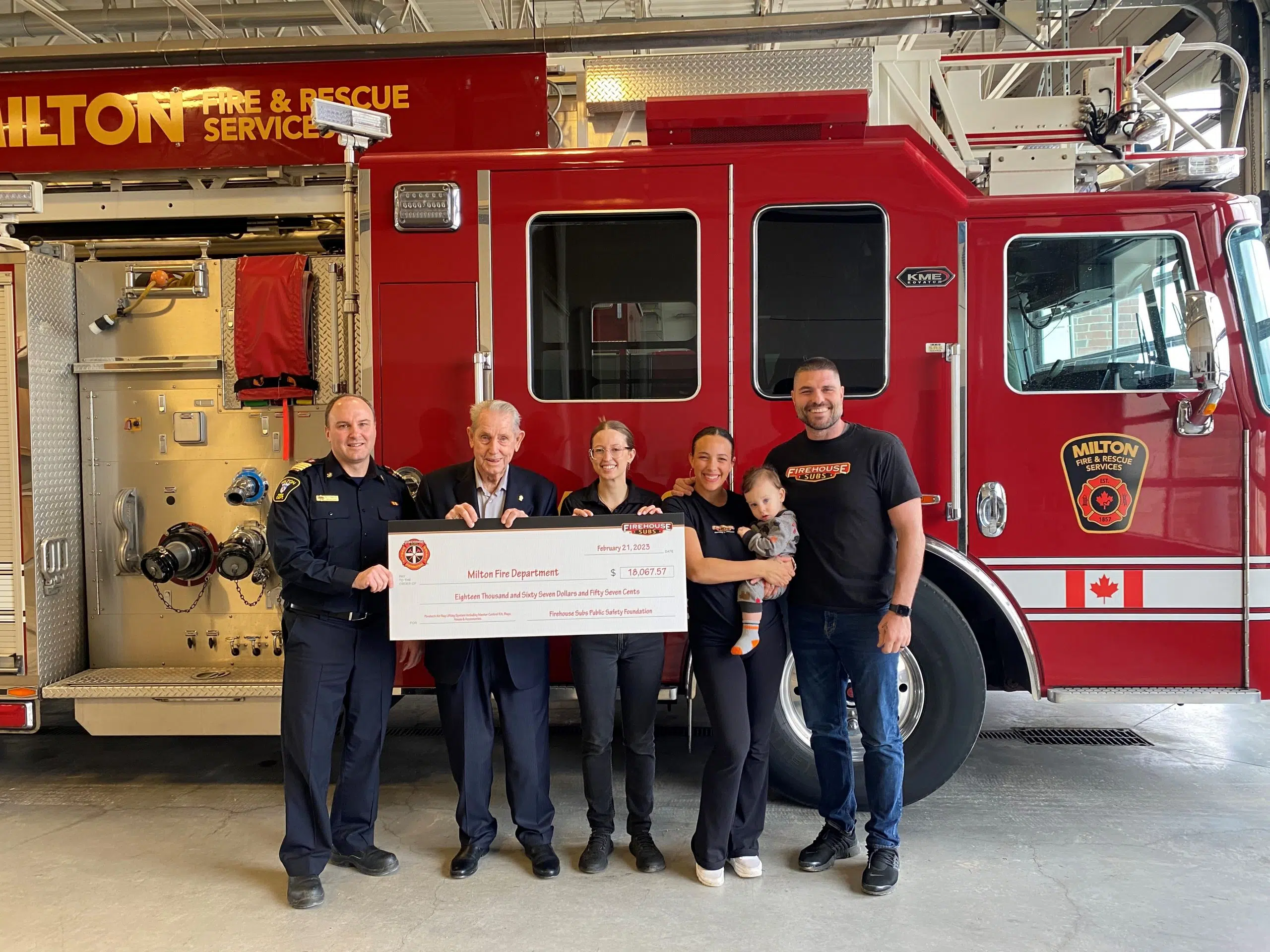 Milton sandwich shop donates to local fire department | FM101 Milton Now