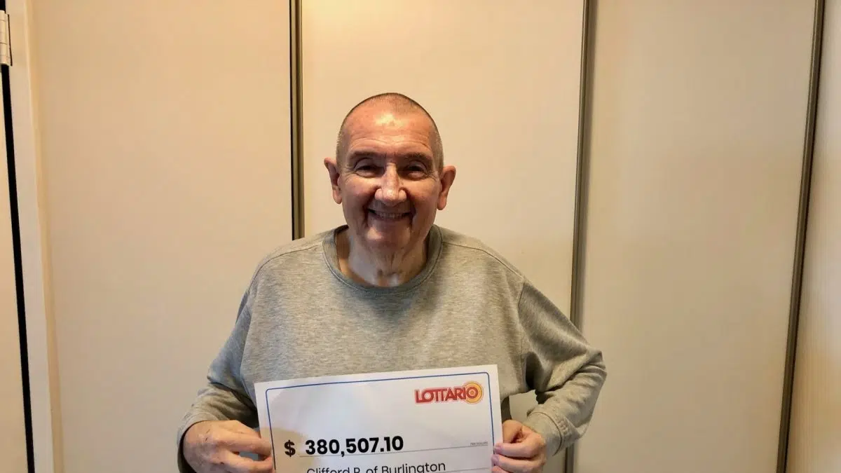 Burlington man wins more than $380,000 in lottery | FM101 Orangeville Today