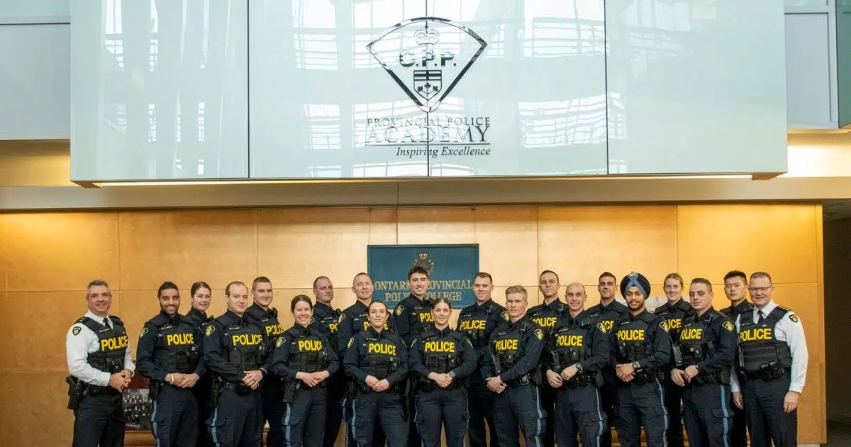 Newly graduated OPP officers deployed to Northumberland County | 93.3 myFM