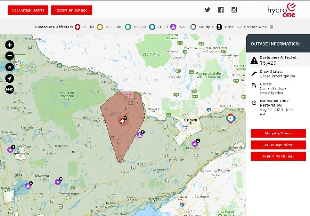 Valley Power Outages Update 445PM | 104.9 Pembroke Today