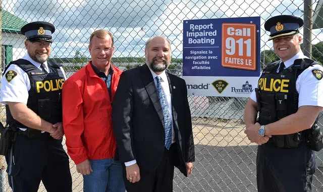 New marina signage encourages people to report impaired boaters | 104.9 ...