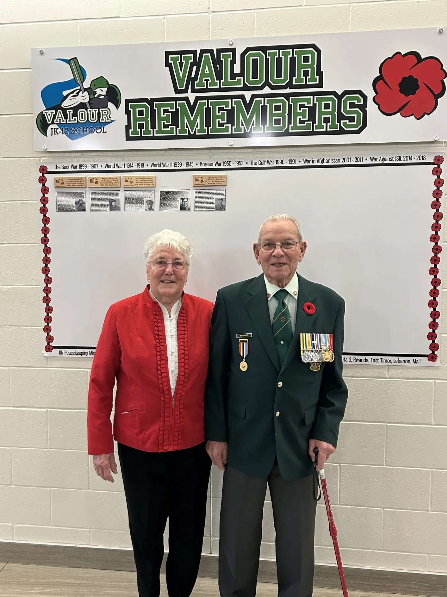 A hero among heroes: Petawawa veteran honored by Valour School | 104.9 Pembroke Today