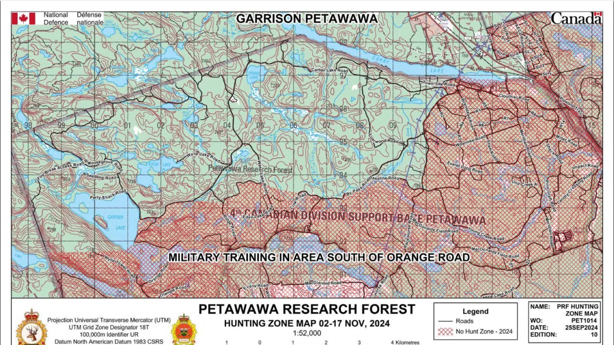 Petawawa Research Forest announces annual hunting closures and reduced ...