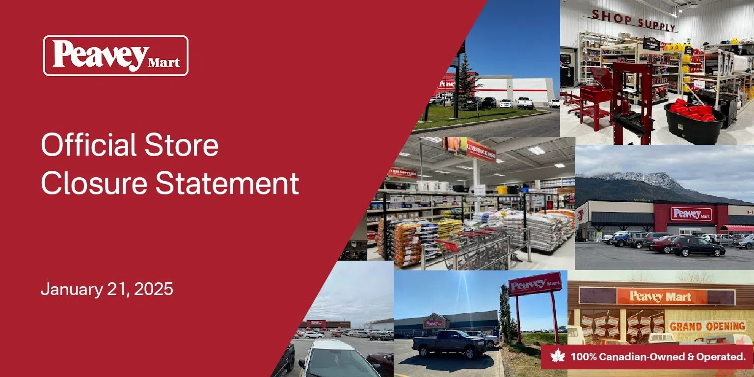 Arnprior Peavey Mart among stores slated to close | 104.9 Pembroke Today